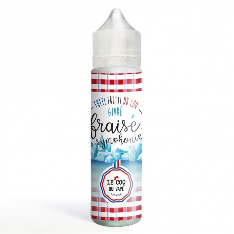 E-liquide Fraise Givrée 50ml - Tutti Frutti de LE COQ QUI VAPE