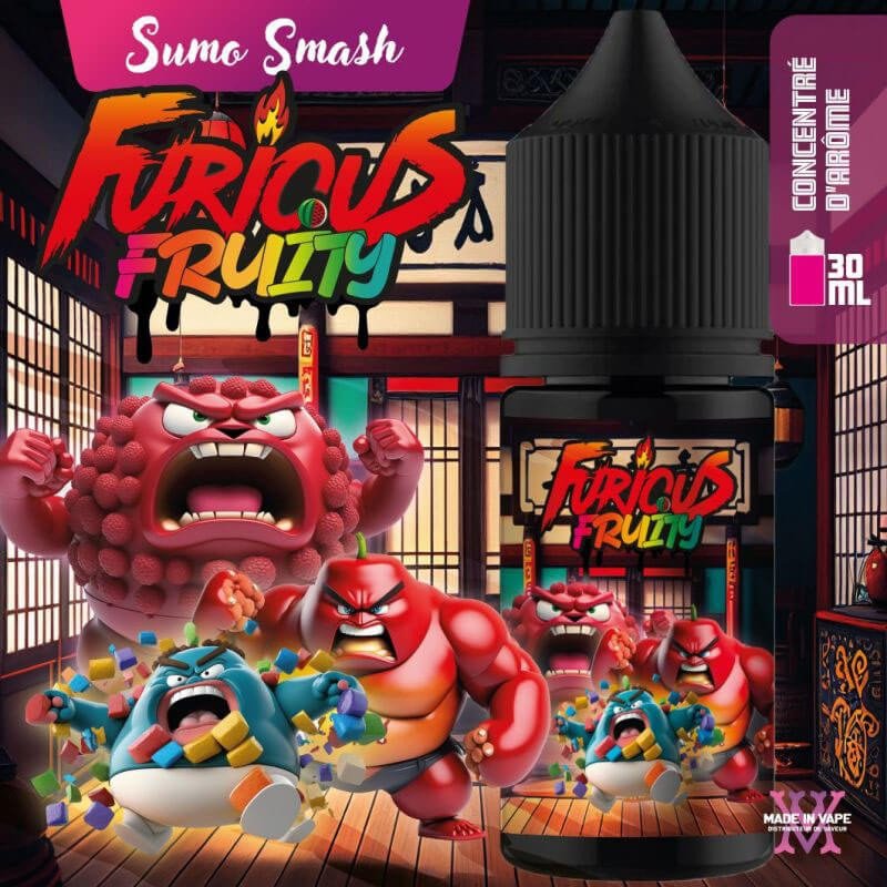 Concentré Sumo Smash 30ml gamme Furious Fruity de Made in Vape
