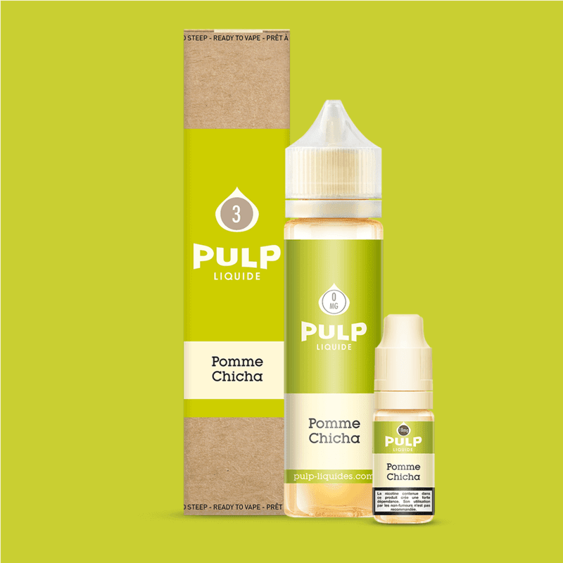 E-liquide Pomme Chicha 60ml de Pulp, saveur fruitée