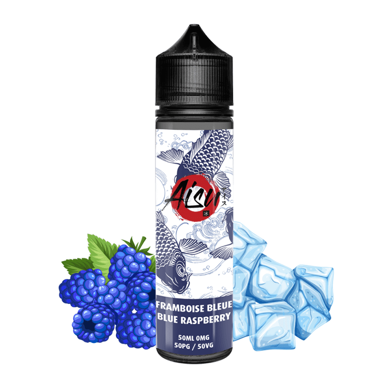 Eliquide Blue Raspberry 50 ml Aisu - Zap! Juice, saveur fruitée